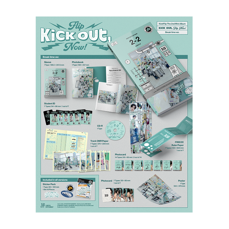 Kick Out, Flip Now! (Break time Ver.) CD - Signed Poster - KickFlip ...