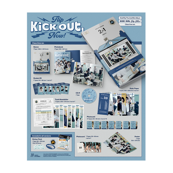 Kick Out, Flip Now! (Class time Ver.) CD - Signed Poster - KickFlip ...